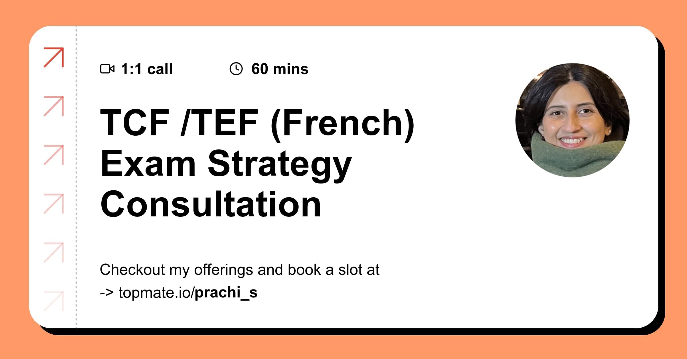 TCF /TEF (French) Exam Strategy Consultation with Prachi Singh